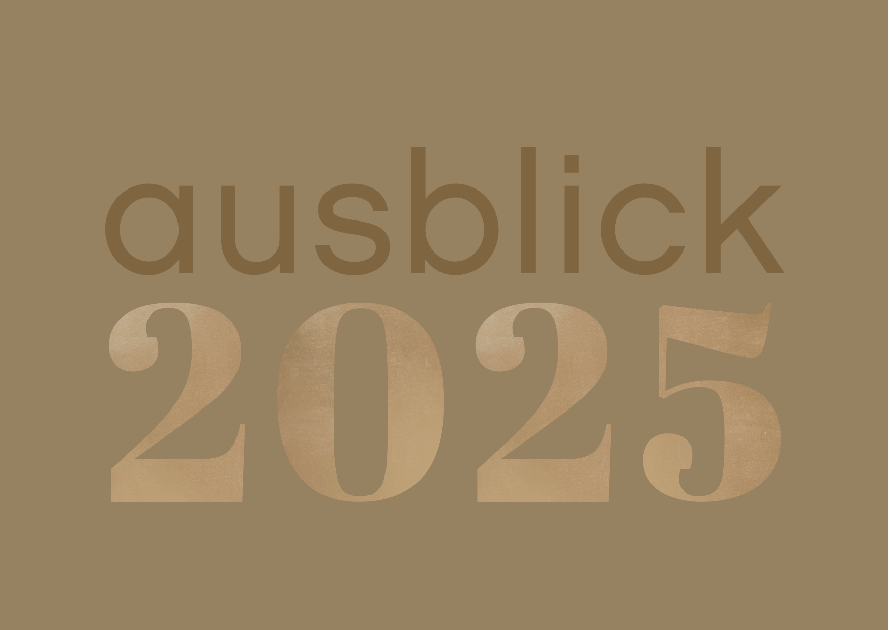Ausblick 2025 - Oase Gruppe